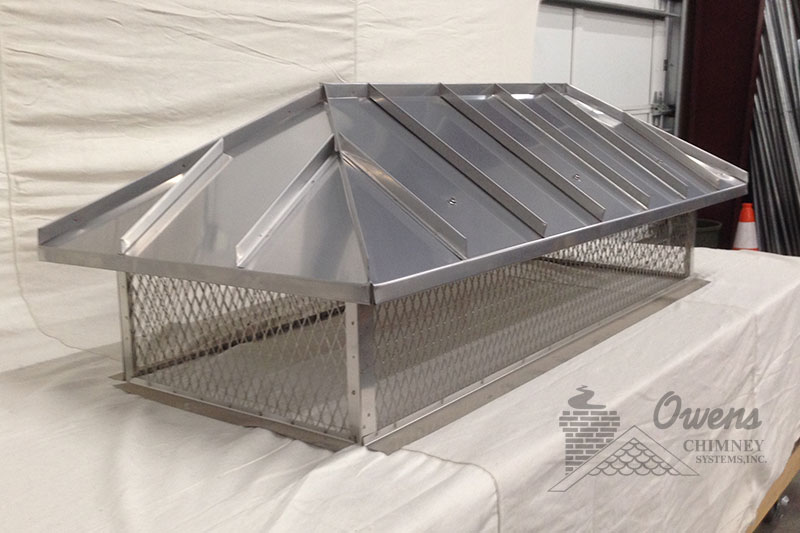 Custom Made Chimney Caps, Chimney Toppers - Charlotte NC - Owens